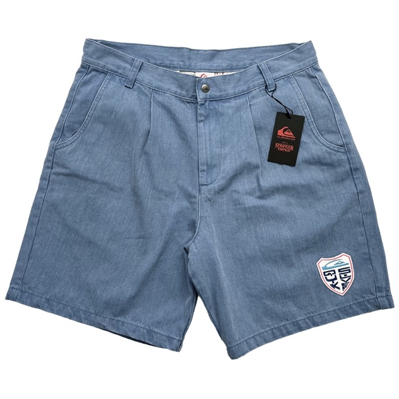 Quiksilver | Shorts | Quicksilver X Stranger Things Mens Pleated Denim ...